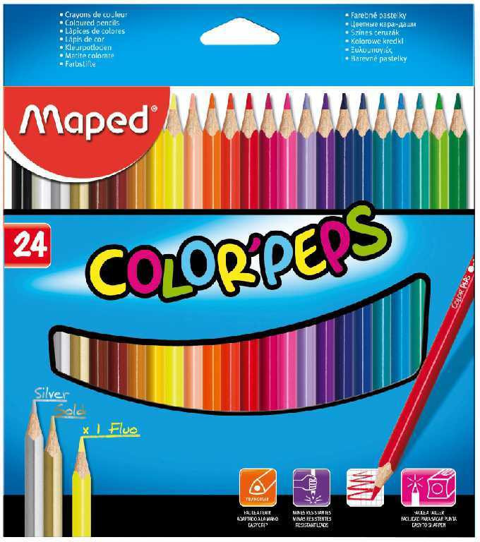 Drvene bojice MAPED - COLOR PEPS 1-24