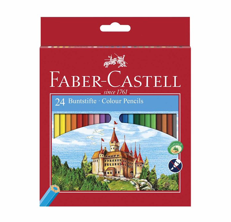 Drvene bojice FABER-CASTELL - Vitez 1-24