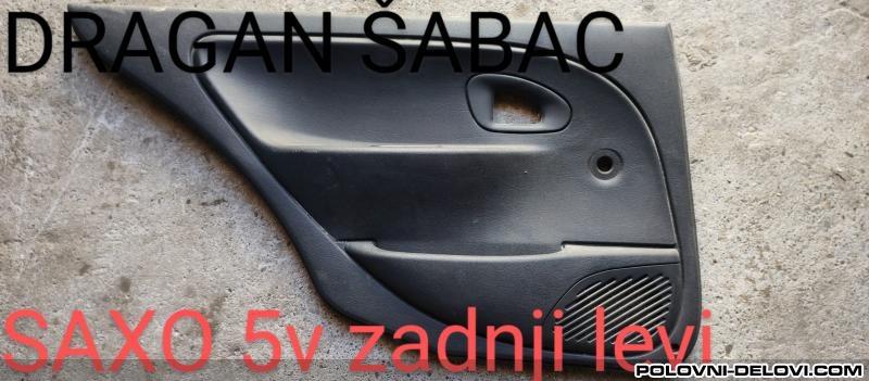 Citroen Saxo Tapaciri Enterijer