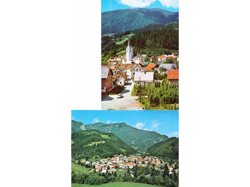 LUČE , SLOVENIJA - 2 RAZGLEDNICE