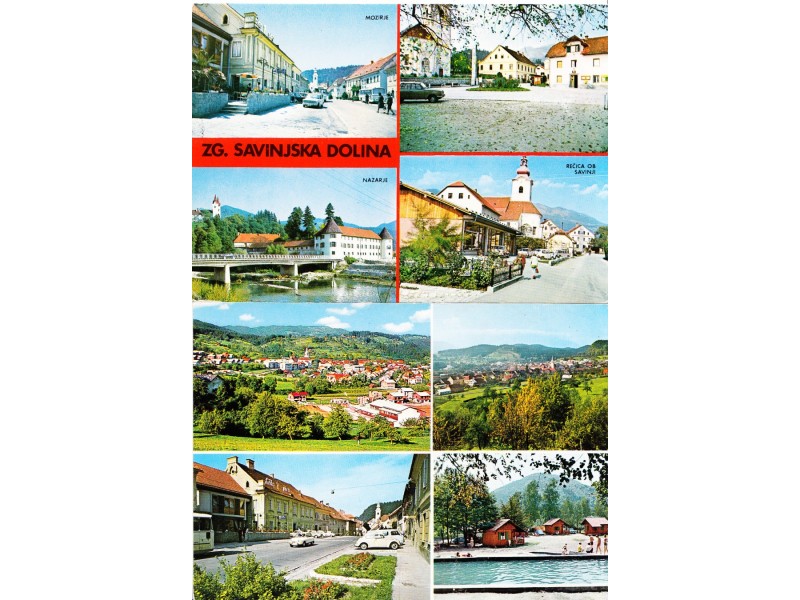 MOZIRJE , SLOVENIJA - 2 RAZGLEDNICE