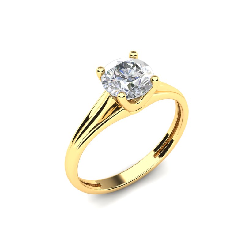 Zlatni prsten sa cirkonom Irna