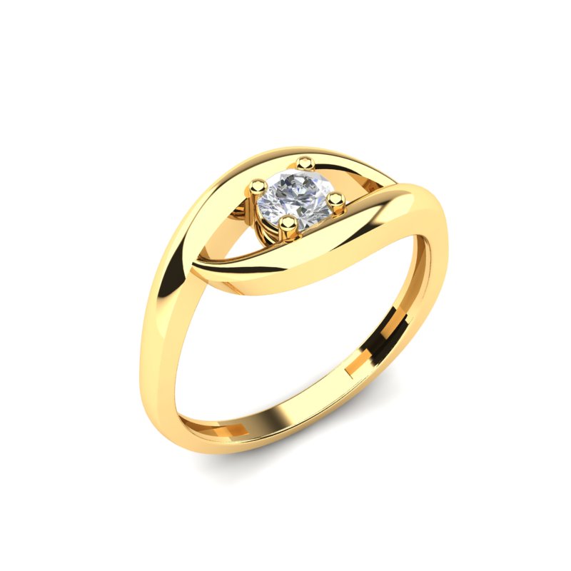 Zlatni prsten sa cirkonom Adelina