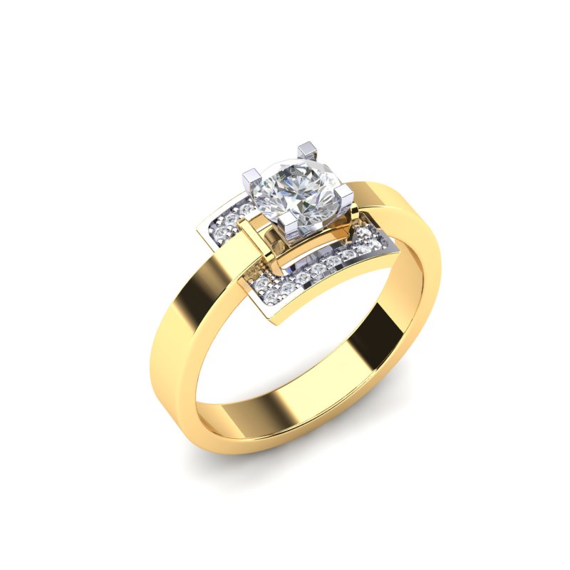 Zlatni prsten sa cirkonima Adriene