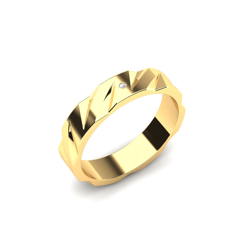 Zlatni prsten sa Dijamantom Michal1