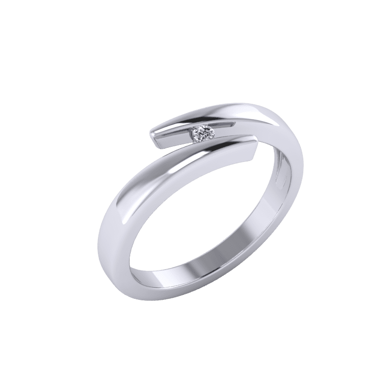 Verenički prsten od zlata sa Dijamantom Oda