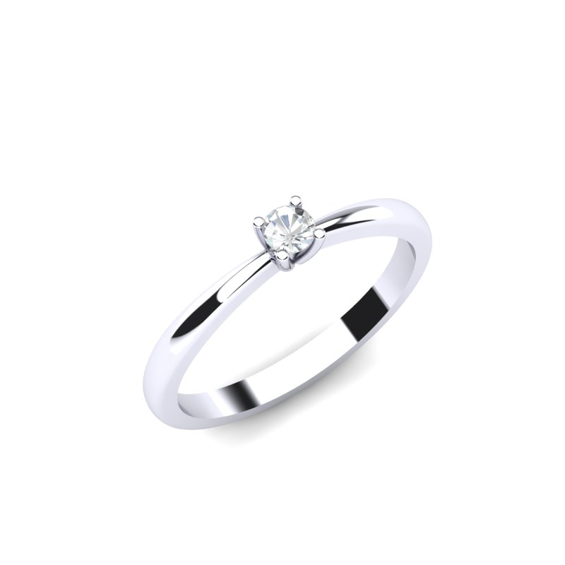Zlatni verenički prsten sa Dijamantom Dana