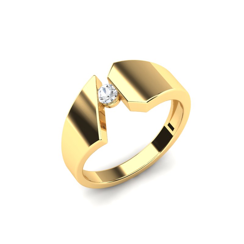 Zlatni prsten sa dijamantom Olivia