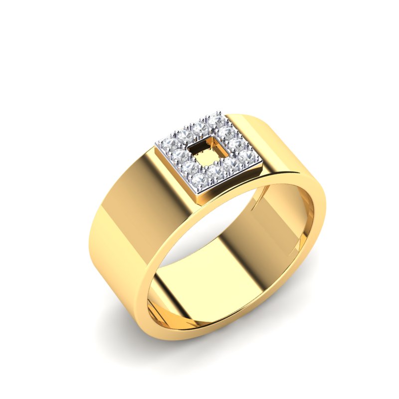 Zlatni prsten sa dijamantima Jacques