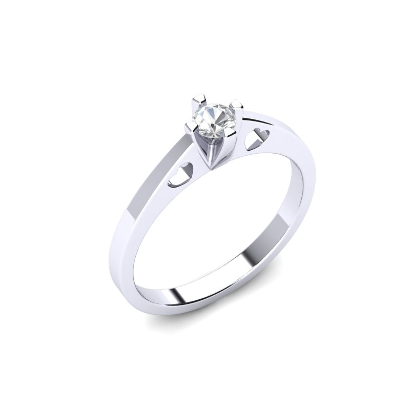 Dijamant na verenickom prstenu Azaleya