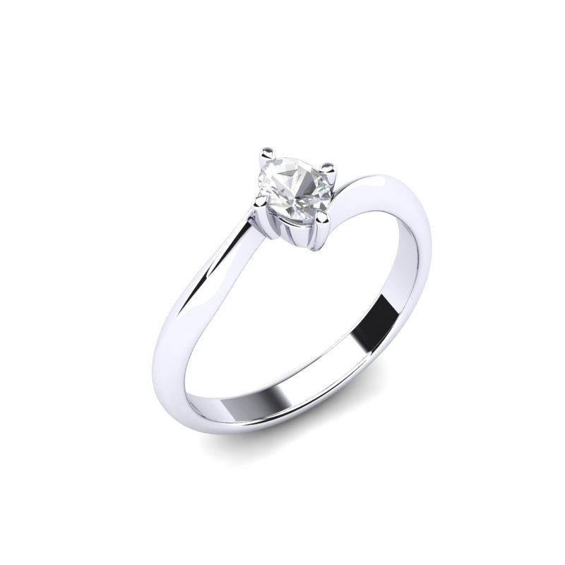Prsten od belog zlata sa dijamantom Orea