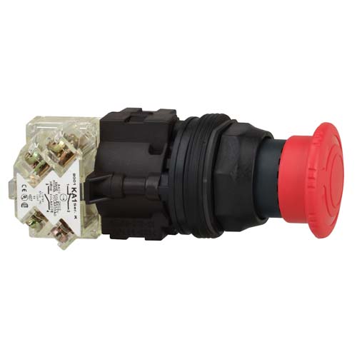 SE Emergency stop push button Harmony 9001SK plastic mushroom 40mm red 30mm 2 positions turn to release 1 C/O