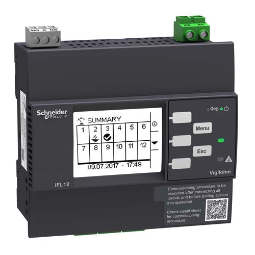 SE VIGILOHM 12 CHANNEL FAULT LOCATOR WITH MODBUS – 100-440VAC/DC