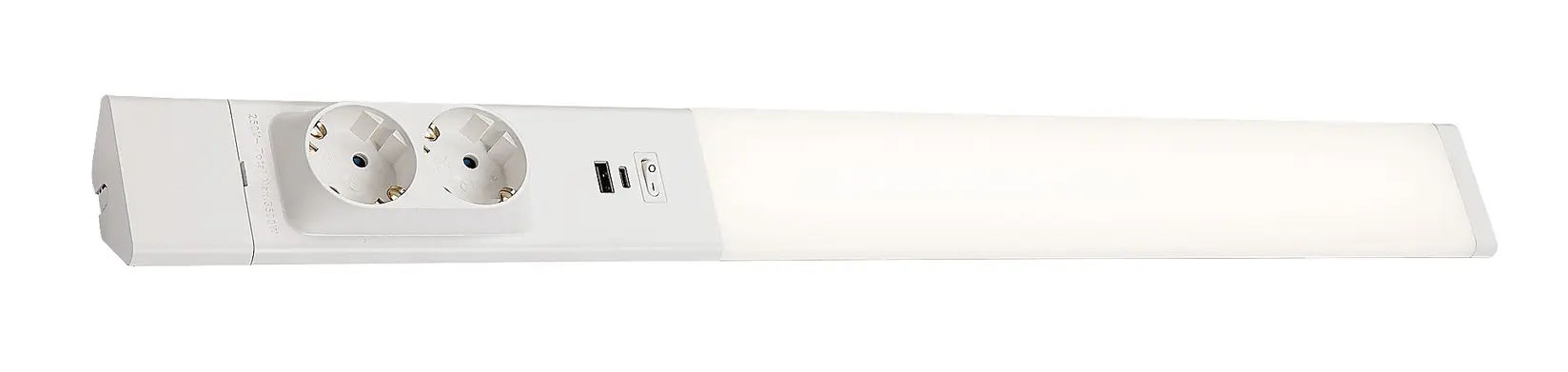 LED lampa Bilal 18W/1750lm/4000K/USB bela