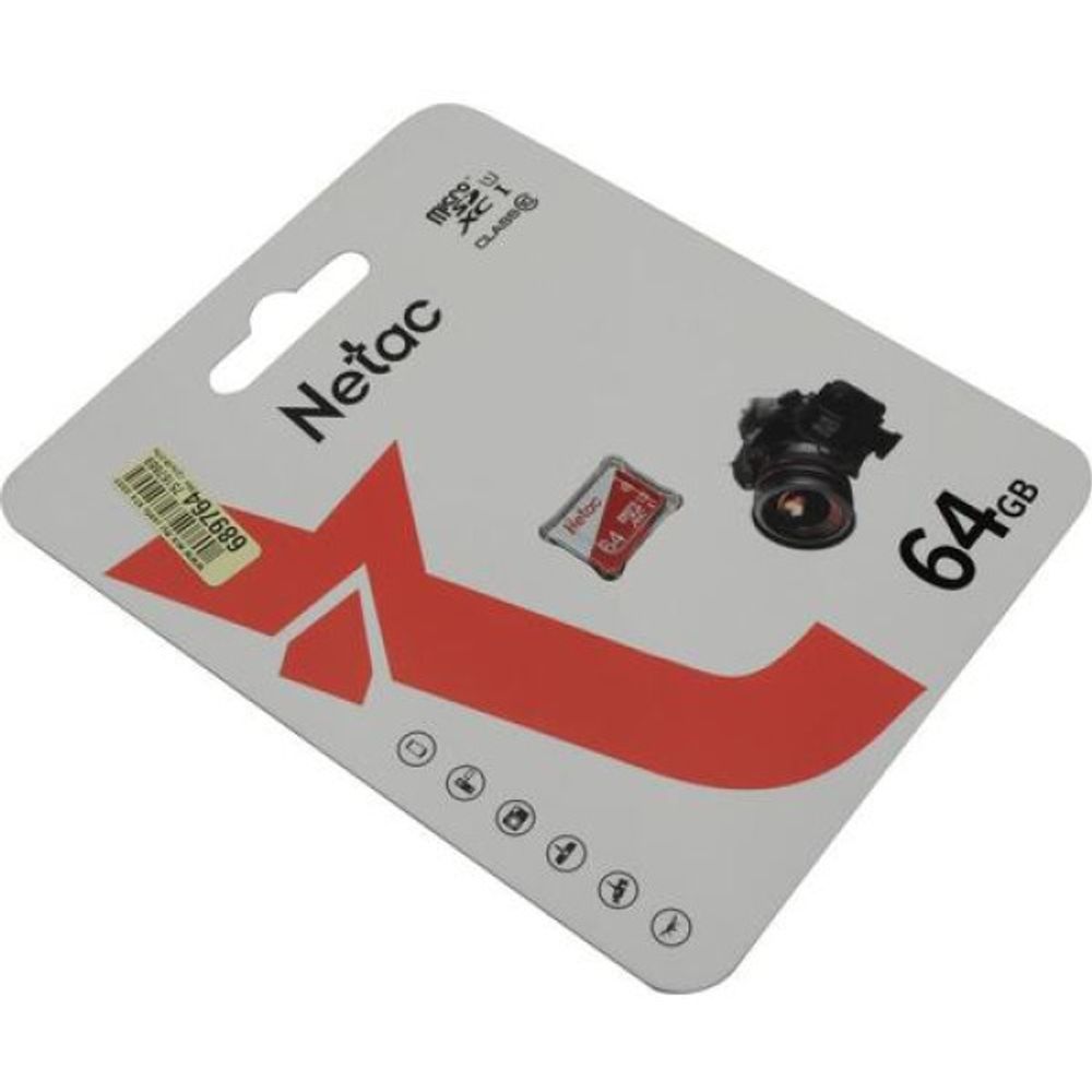 Micro SD Netac 64GB P500 Eco