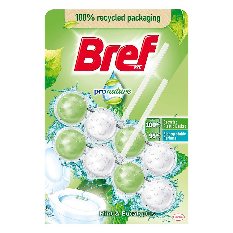 Bref kuglice za wc šolju ProNature Mint 2x50g