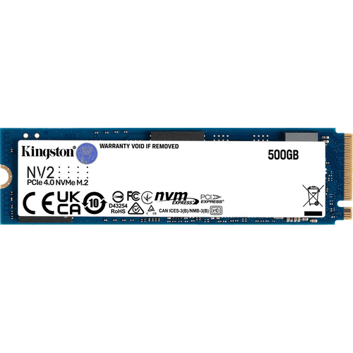 HDD SSD Kingston 500GB M.2 NVMe PCIe 4.0 SNV2S/500G NV2 Series