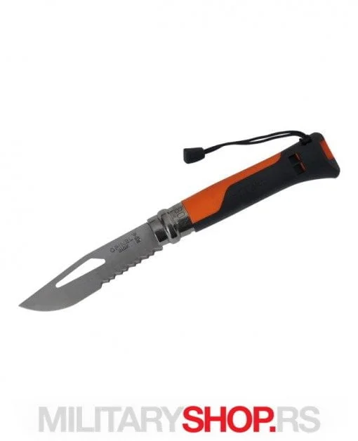 Inox 8 Opinel Nož Survival Orange Sa Pištaljkom