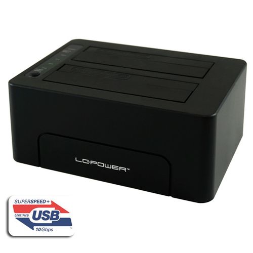 HDD DOCKING LC-DOCK-C USB3.1 Gen.2 2.5/3.5" HDD/SSD Black