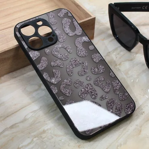 Futrola - maska Shiny glass za iPhone 13 Pro Max 6.7 siva