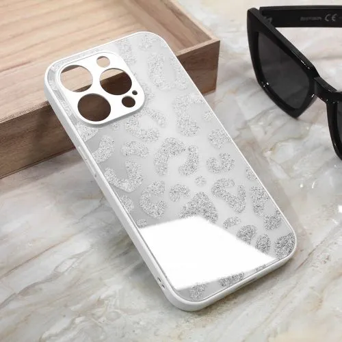 Futrola - maska Shiny glass za iPhone 14 Pro 6.1 bela