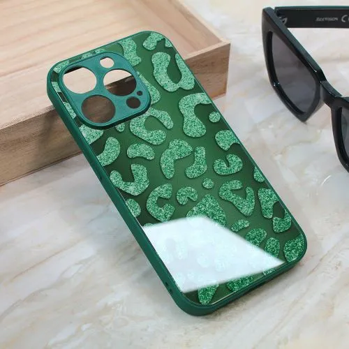 Futrola - maska Shiny glass za iPhone 14 Pro 6.1 zelena