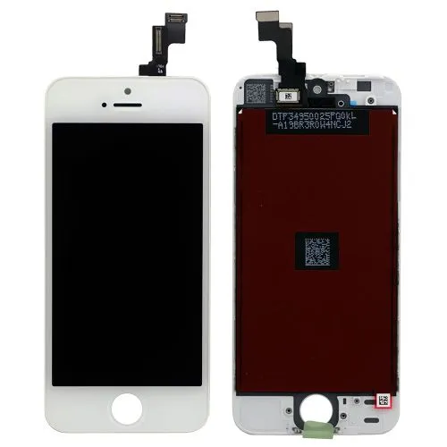 LCD ekran / displej za iPhone 5S sa touchscreen beli OEM foxconn/staklo CHA