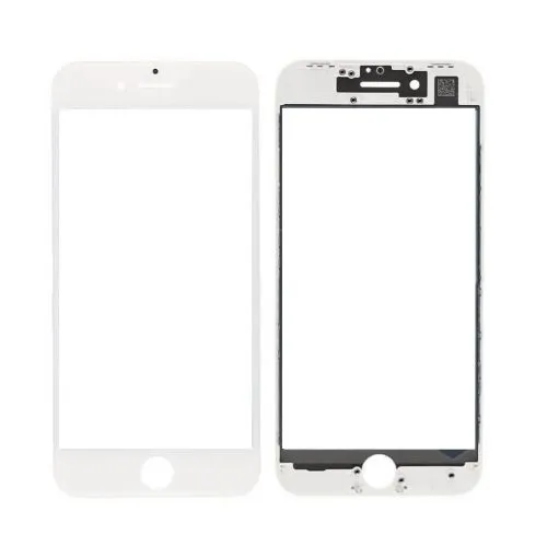 Staklo touchscreen-a + frame + OCA za iPhone 8/Iphone SE 2020 Belo (Crown Quality)