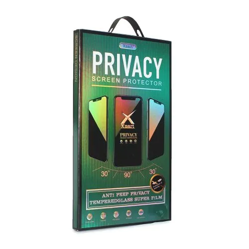 Zaštino staklo (glass) Privacy 2.5D Full glue za Samsung A256 Galaxy A25 5G crni