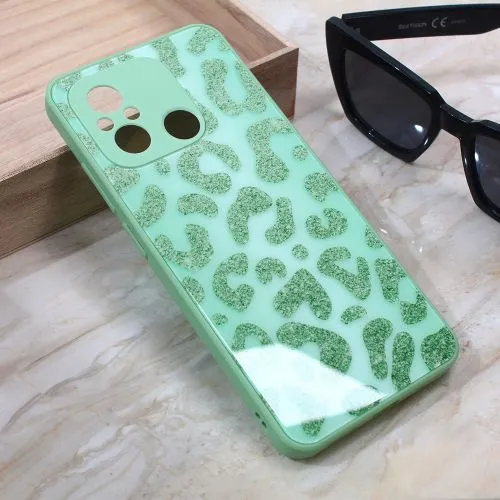 Futrola - maska Shiny glass za Xiaomi Redmi 12C svetlo zelena