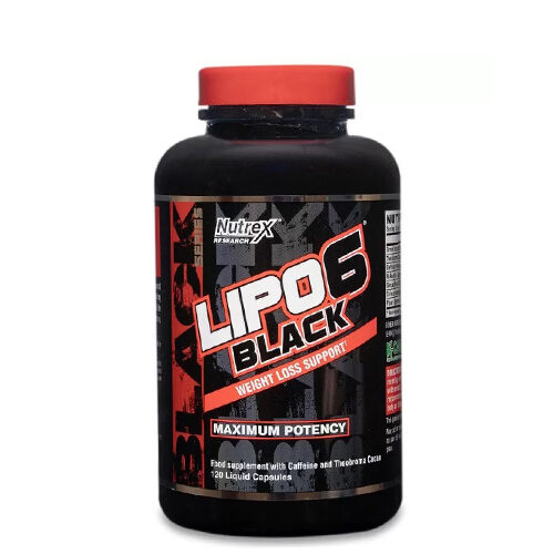 Lipo 6 black maximim potency 120cap – Nutrex