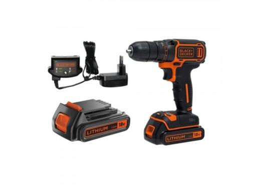 Black&Decker BCDC18HTSA Aku bušilica odvijač 18V, 2x1.5Ah