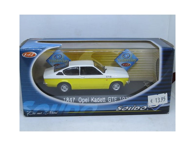 1:43 solido opel kadett GT/E