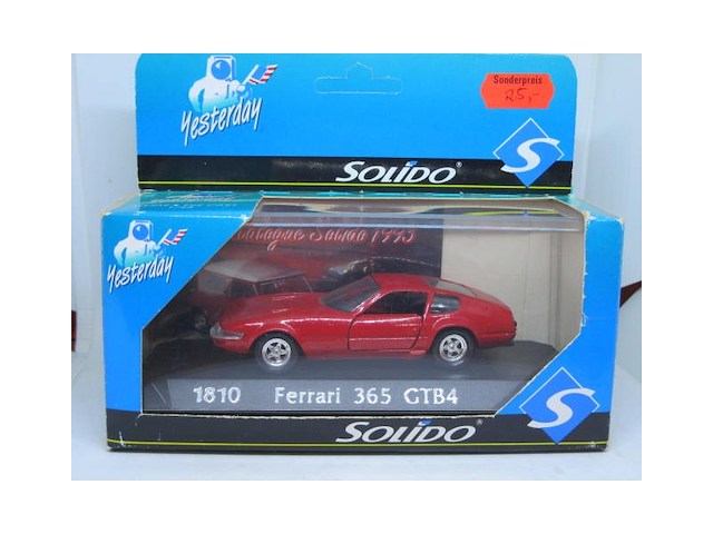 1:43 solido ferrari 365 GTB4