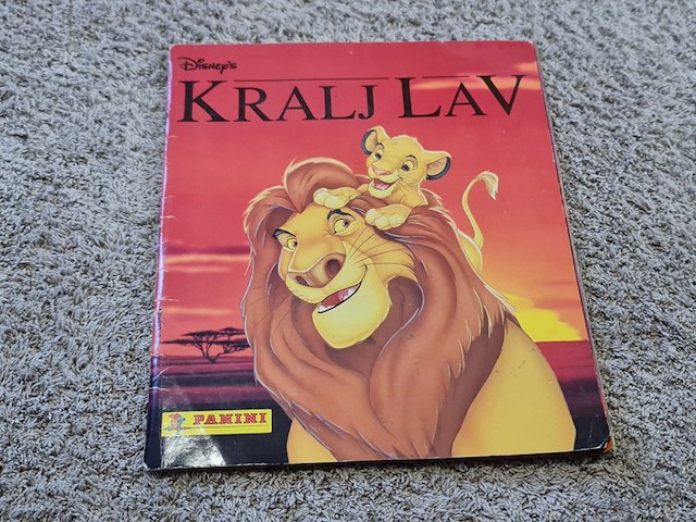 Album Kralj lav 1999 Panini Lion King 201/228
