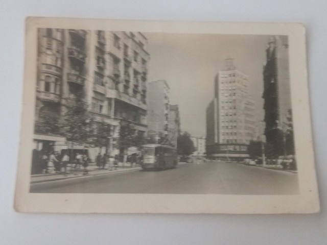 Beograd - Terazije - Trolejbus - Putovala 1954.g -