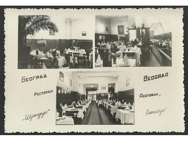 beograd  - restoran  `sumadija`