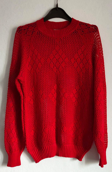 Vintage crvena bluza vel. M