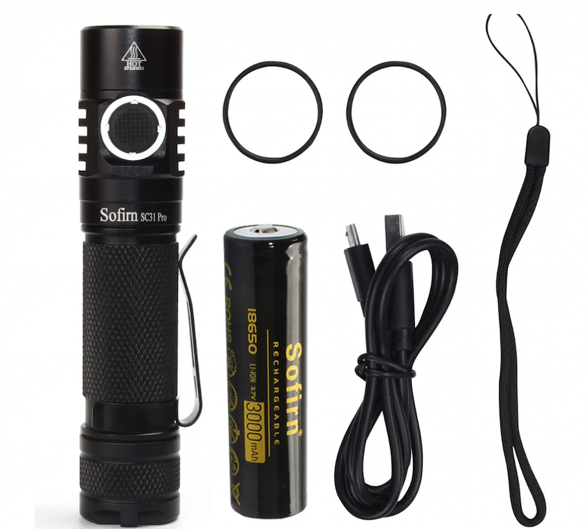Sofirn SC31 Pro LED Flashlight Rechargeable 18650