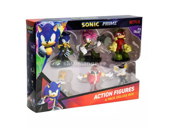 Sonic Prime - 6 Action Figures Pack (7.5 cm)