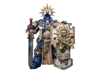 Warhammer 40k Action Figure 1/18 Ultramarines Primaris Captain with Relic Shield and Power Sword