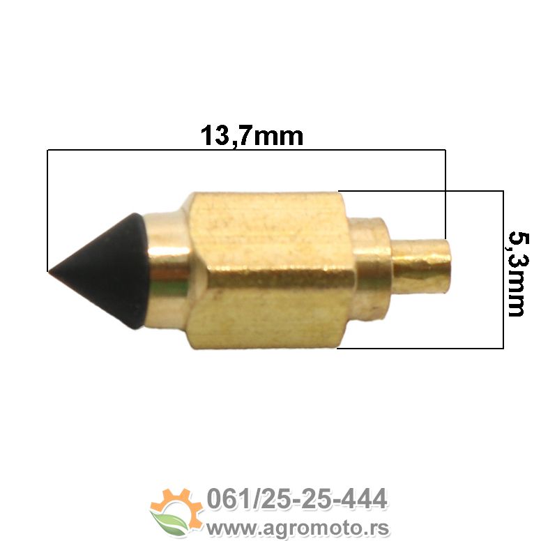 Igla plovka Bing karburatora IMT 506 četvrtasta