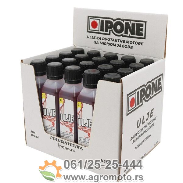 Motorno ulje IPONE Self Oil 2T 100 ml polusintetičko sa mirisom jagode 20 komada