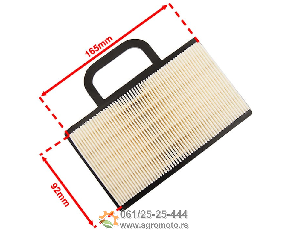 Filter vazduha Briggs & Stratton 14 do 24 KS 185x111x35 mm 499486