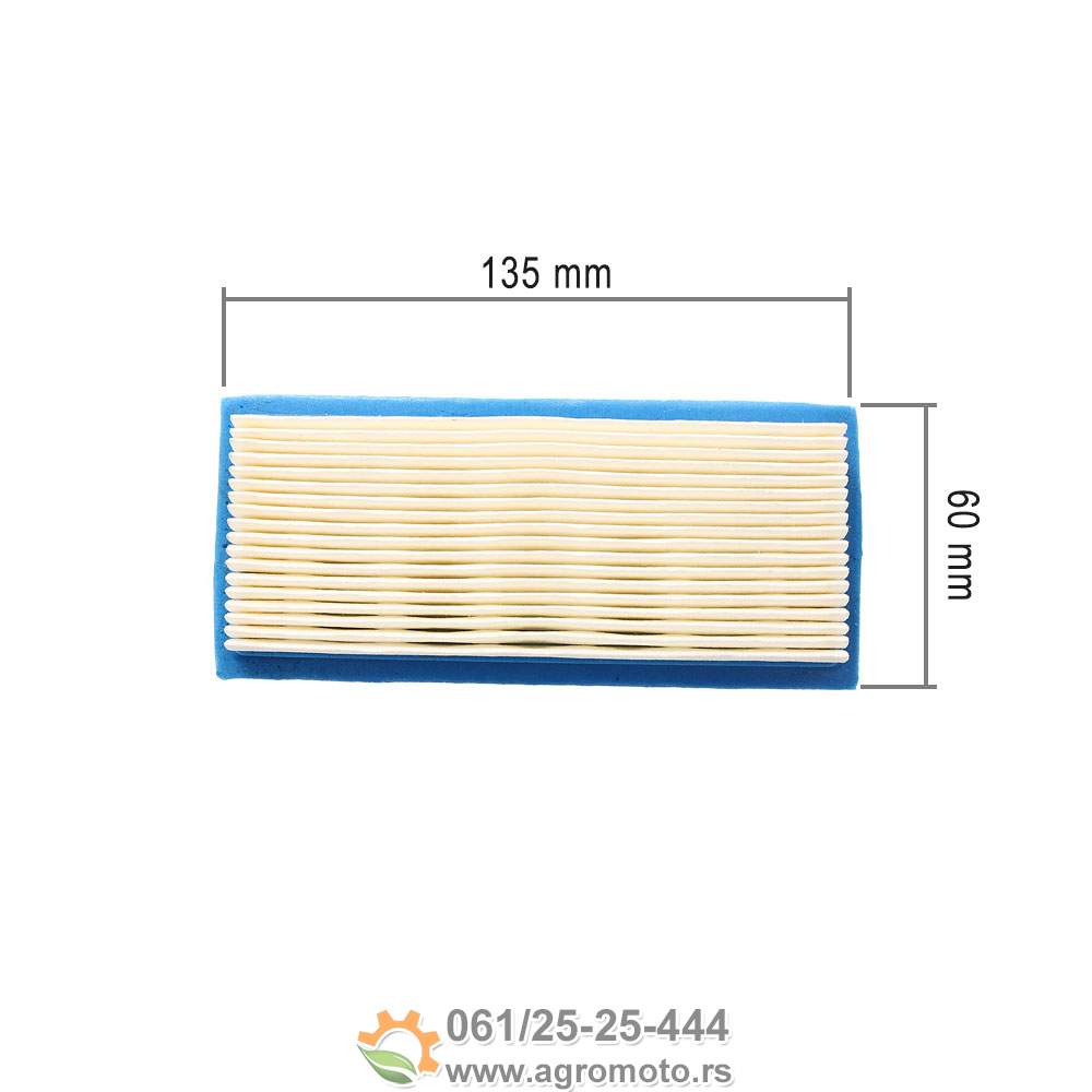 Filter vazduha Honda GXV 140 135x60x25 mm