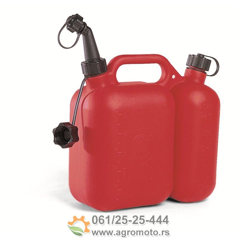 Kanister (kanta) za gorivo 5L + 2,5L Tecomec