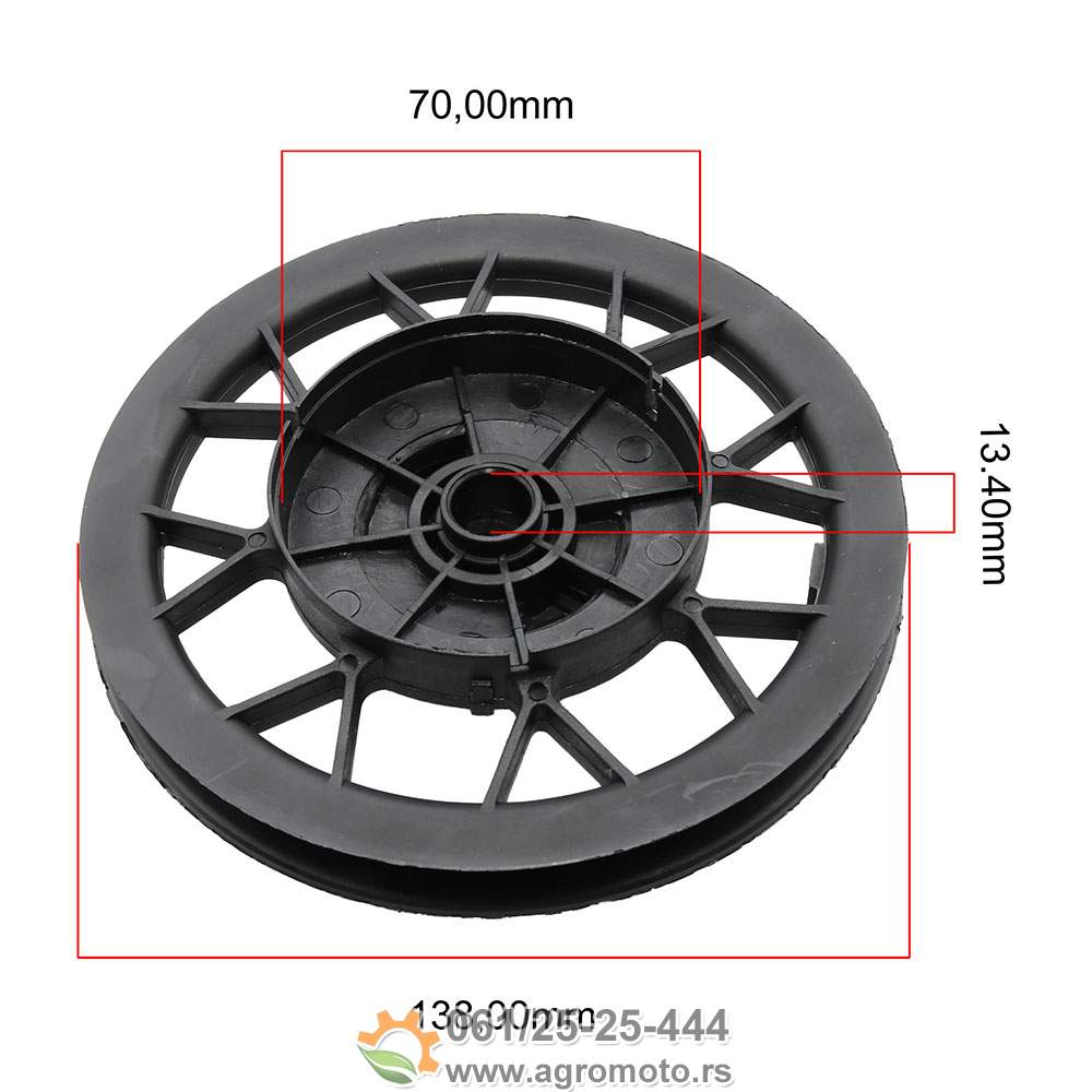 Kotur kanapa Tecumseh 140 mm