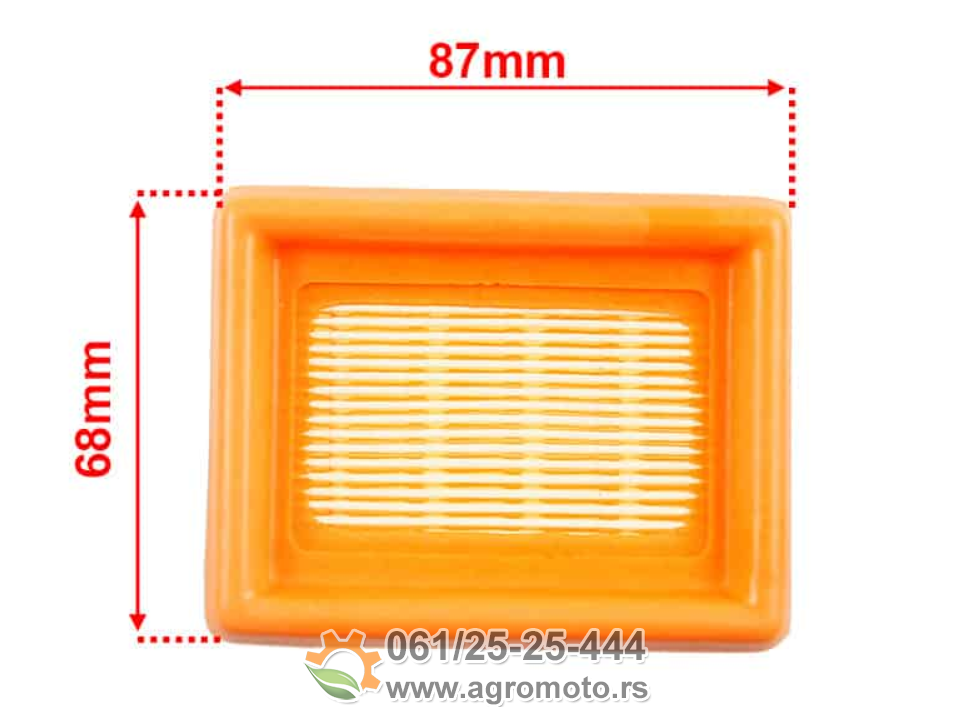 Filter vazduha trimera za Stihl FS 120 200 250 300 350 400 450