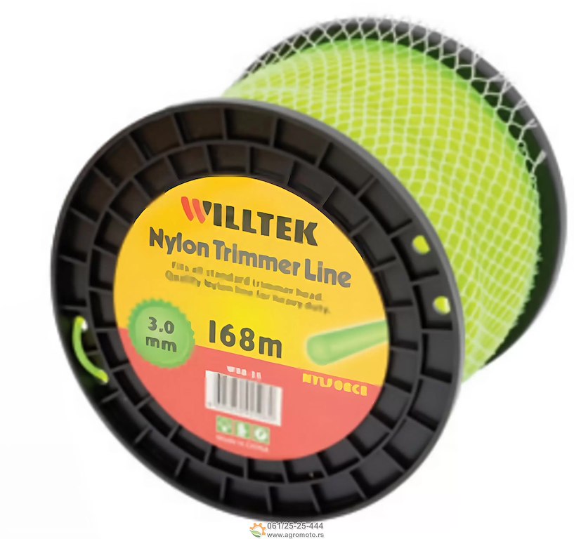 Struna za trimer okrugla 3,0mm 168m Willtek