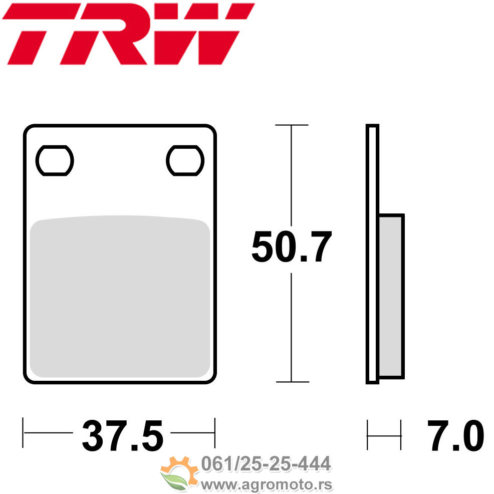 Disk pločice Tomos BT50 CTX80 TRW